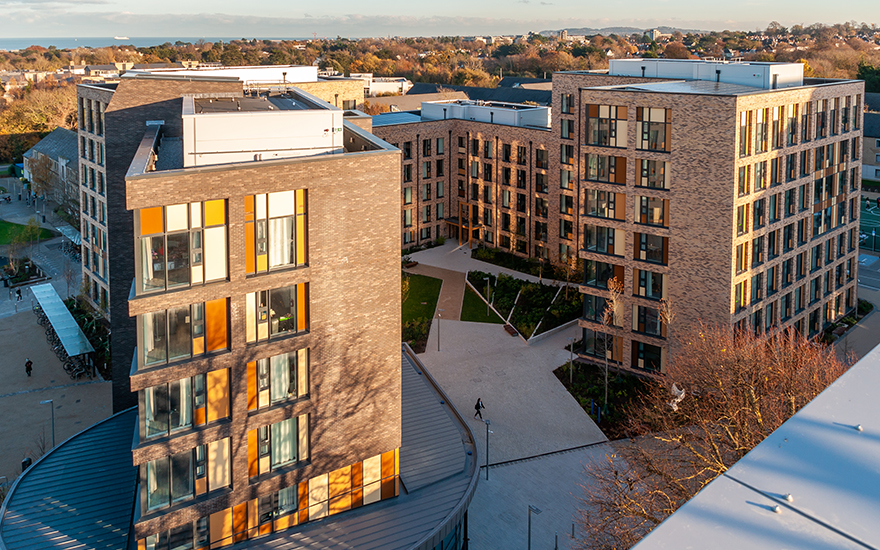 924 bed Student Residences recently completed as Phase 1 of UCD ...