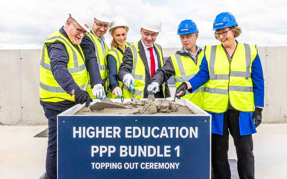 Topping Out Ceremony Signals Success for IADT - JJ Rhatigan JJ Rhatigan